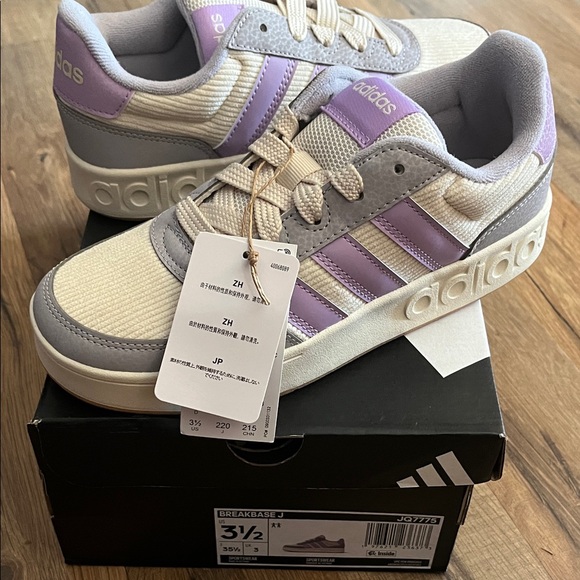 adidas | Shoes | Adidas Lilac And Beige Sneakers | Poshmark